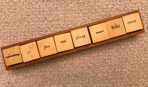 Poetry Blocks | GardenLady.com